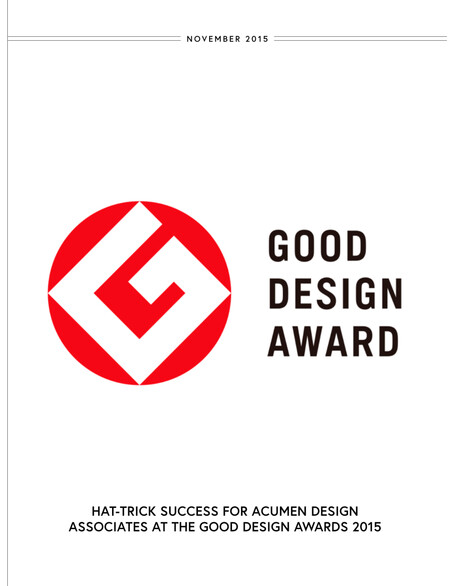 Hat-trick success for Acumen Design Associates at the Good Design ...